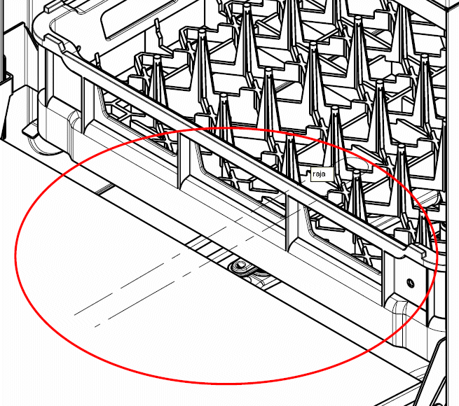 Rohrmittellinie bei Rohr-KE in BGRP-Zchn. rausnehmen/unterdrücken ...