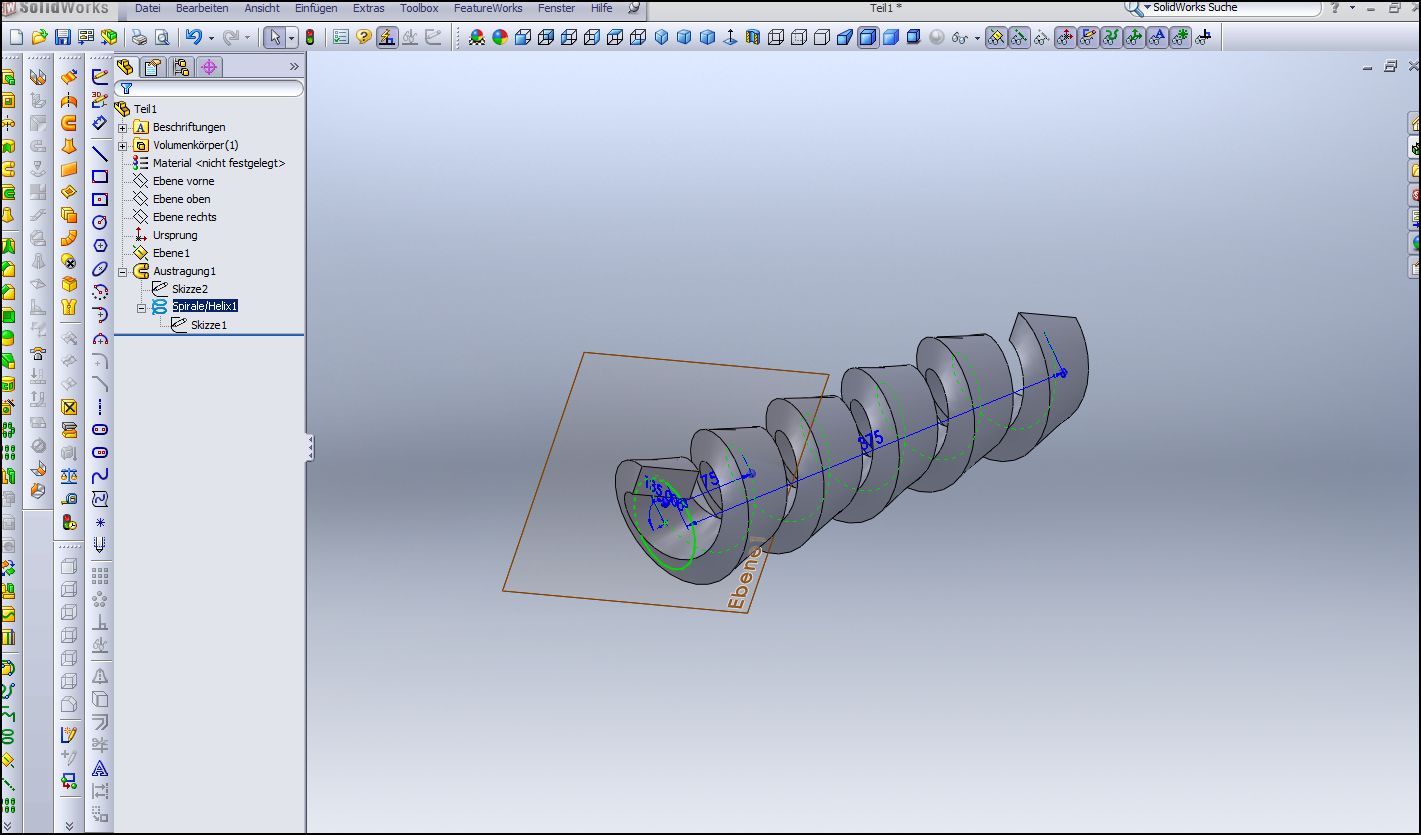 Helix mit Autocad 2010? (DS SolidWorks/SolidWorks) - Foren auf CAD.de