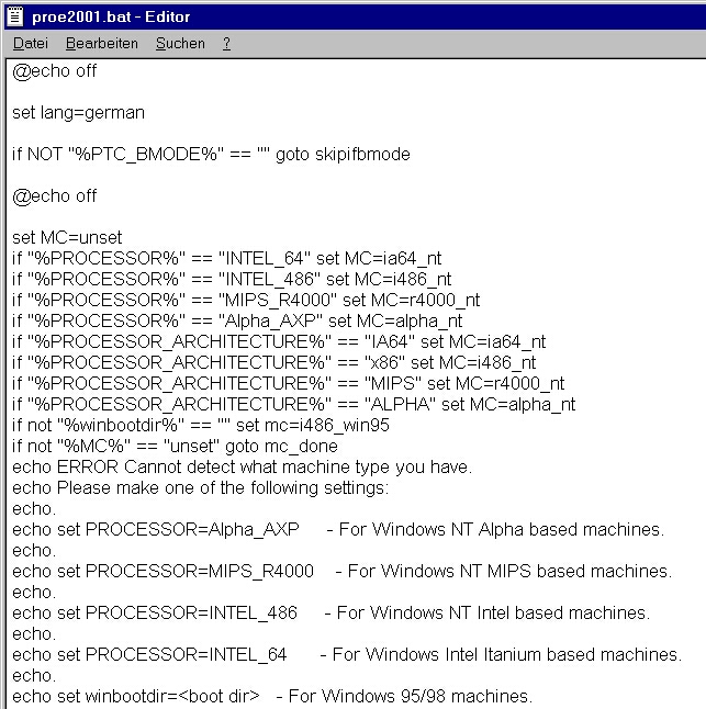 Spracheinstellungen (PTC Engineering Solutions/Pro ENGINEER) - Foren auf CAD.de