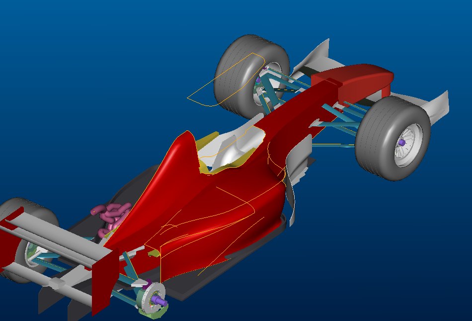 Rennwagen (PTC Engineering Solutions/Pro ENGINEER) - Foren auf CAD.de