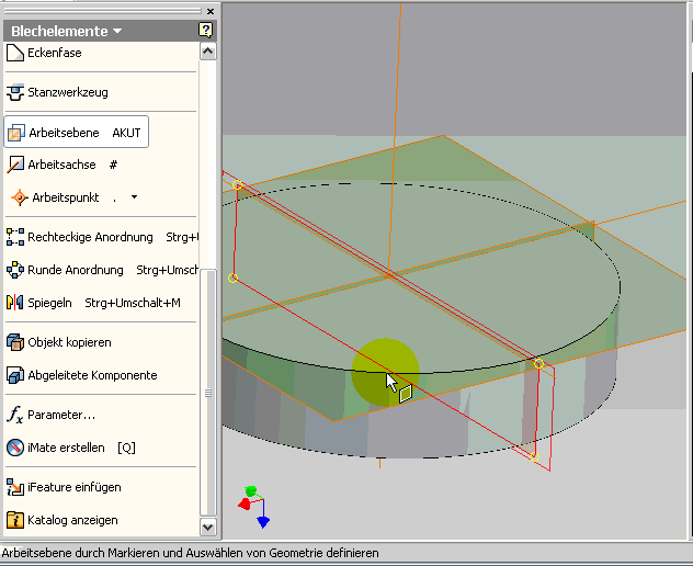 Bohrung in Rundung (Autodesk/Inventor) - Foren auf CAD.de