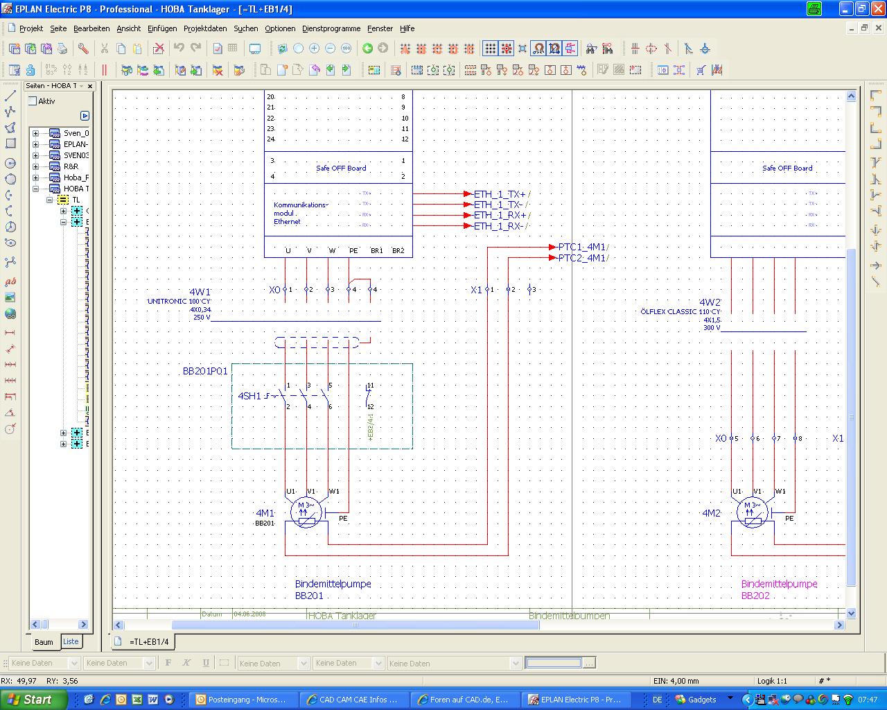 Aderdefinition wird nicht angezeigt (Elektrotechnik/EPLAN Electric P8 ...
