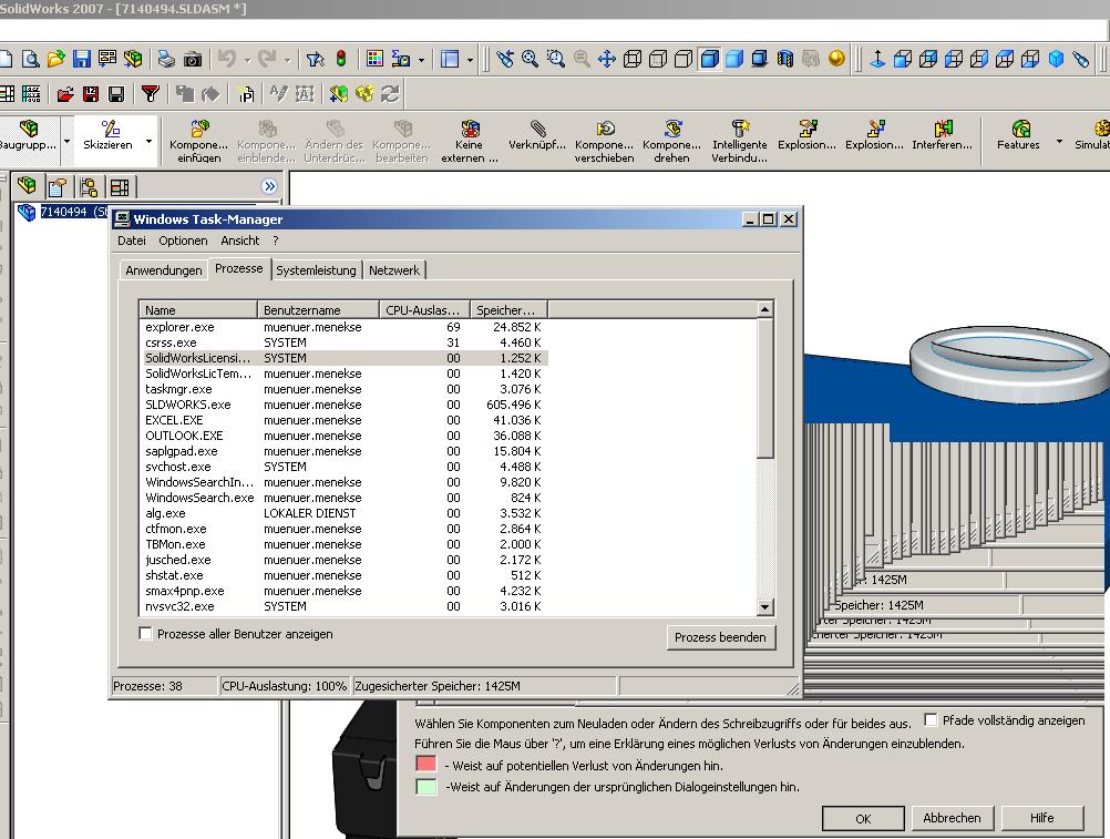 Taskmanager (DS SolidWorks/SolidWorks) - Foren auf CAD.de